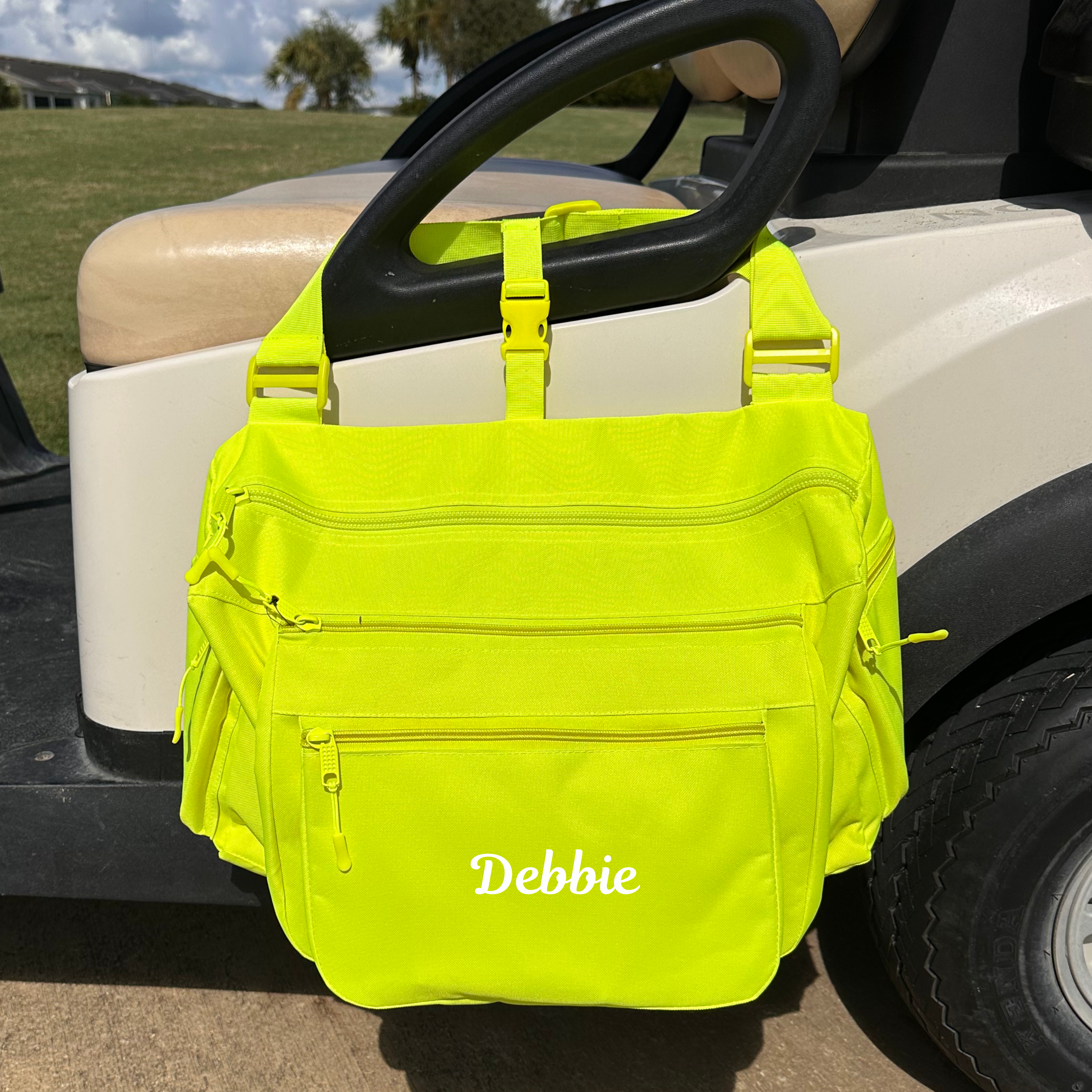 Cart Caddy Personalized - Crisp Citron – Best of Golf America