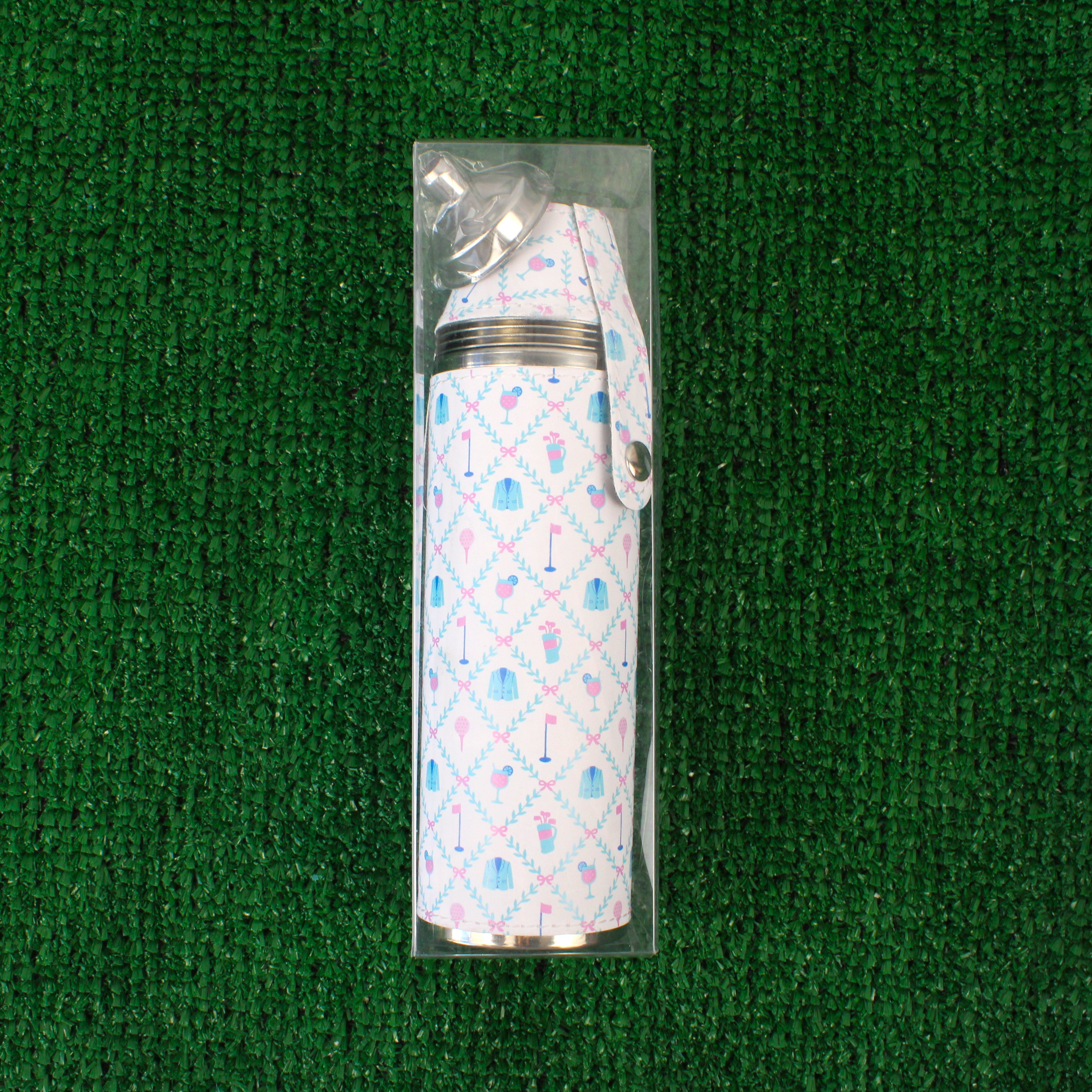 FORE Shot Flask with Shot Glasses - Clubhouse Classic – Best of Golf ...